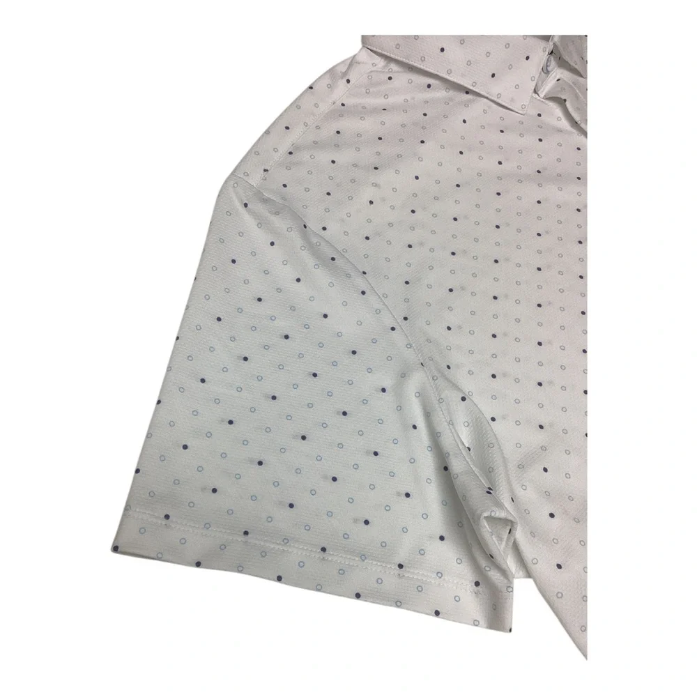 Mizzen+Main | Shirts | Mizzenmain White Dress Shirt With Blue Micro Dot ...